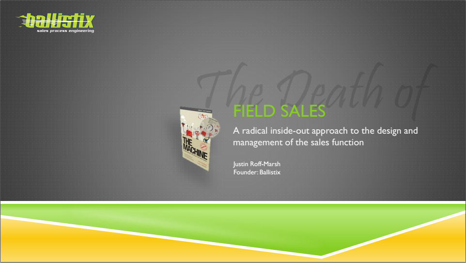 The future is inside sales. It’s just not your momma’s inside sales! | Ballistix